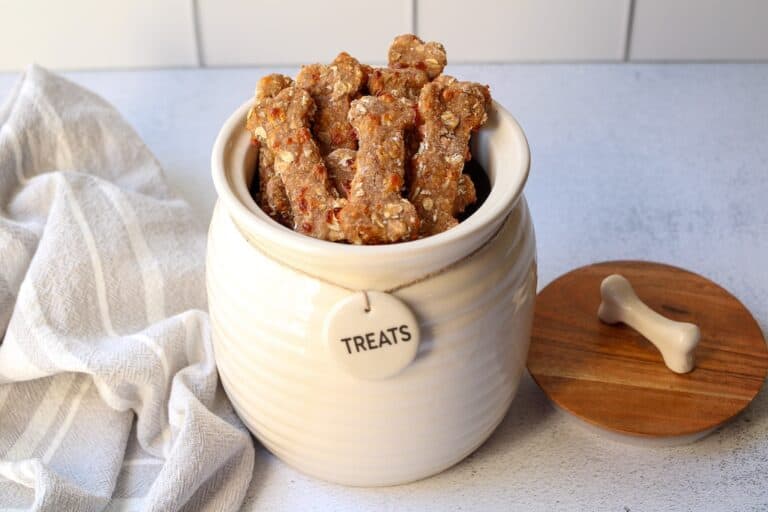 Bacon Cheddar Dog Treats - Hungry Dane Kitchen